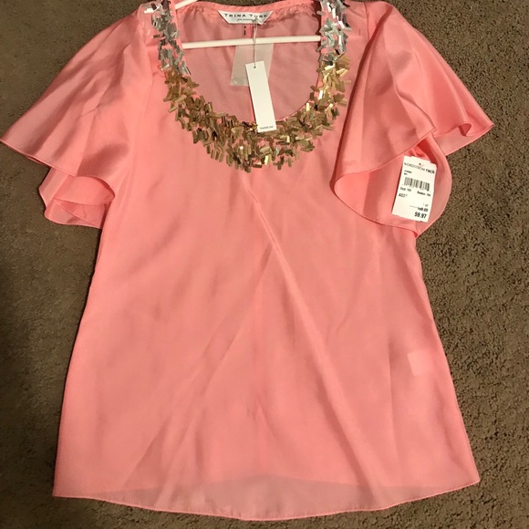 Trina Turk | Tops | Brand New Trina Turk Silk Blouse | Poshmark
